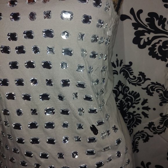Boston Proper | Tops | Boston Proper Rhinestone Tank | Poshmark